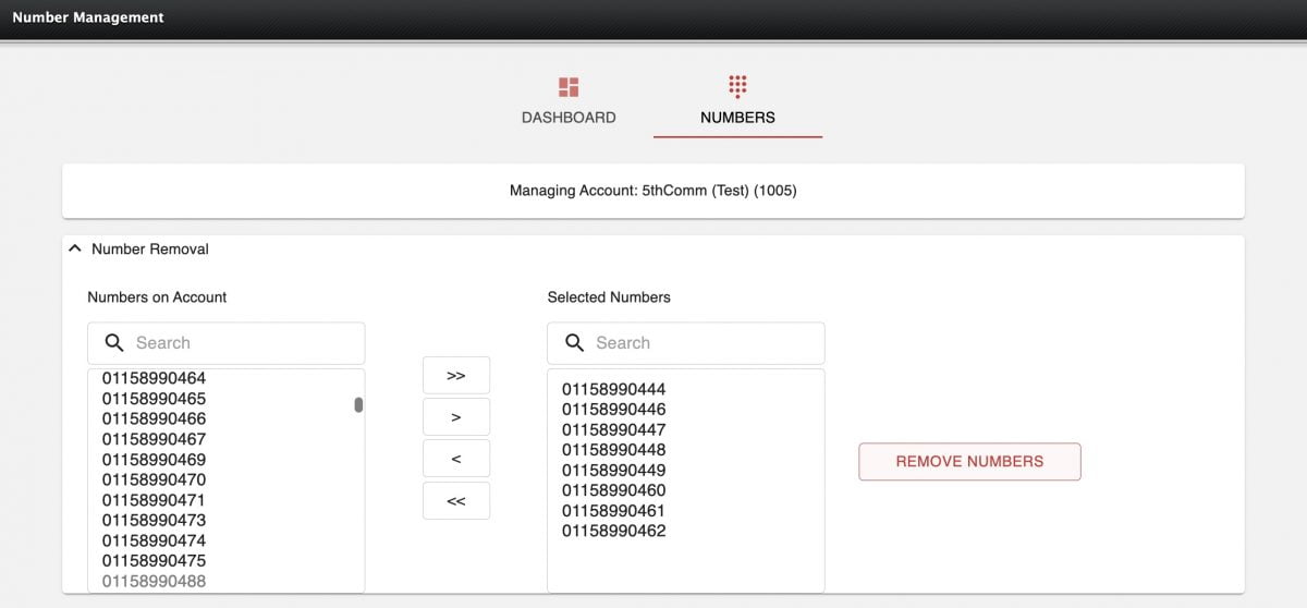 How to: Return Numbers on Invosys Number Manager - Invosys